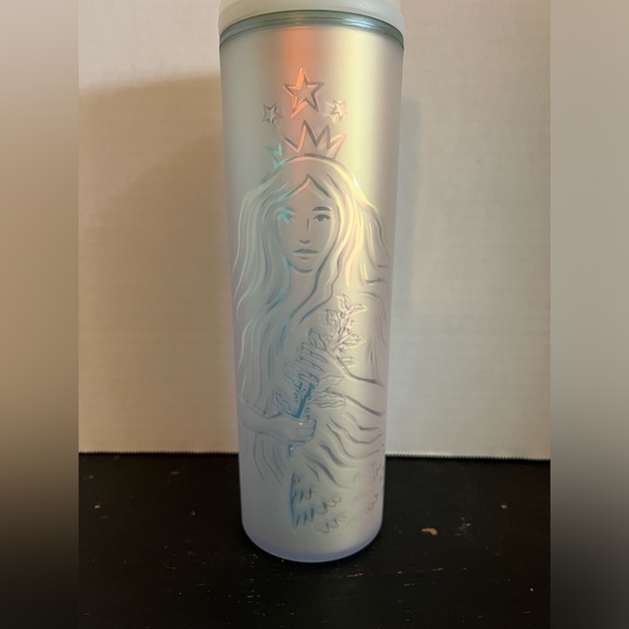 Starbucks | Dining | New 22 Starbucks 50th Anniversary Frosted Cloud Siren Mermaid Water Bottle ...
